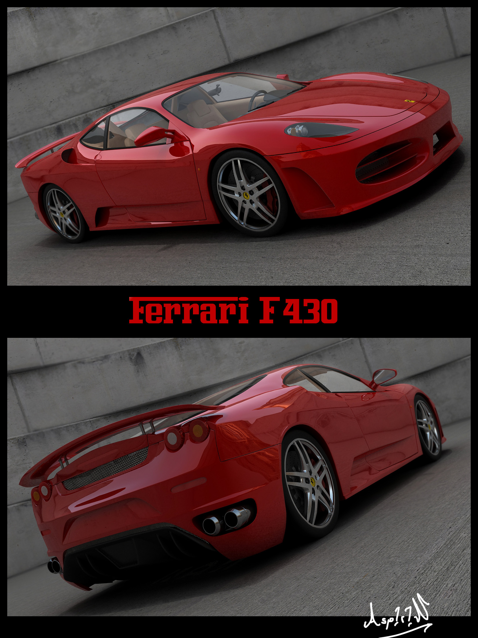 Ferrari F430 – Arroway Textures