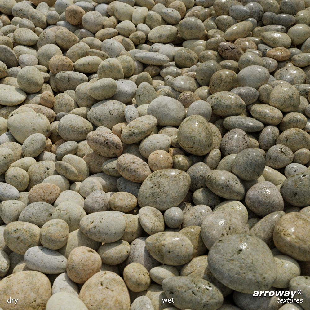 gravel stone 034 - Arroway Textures
