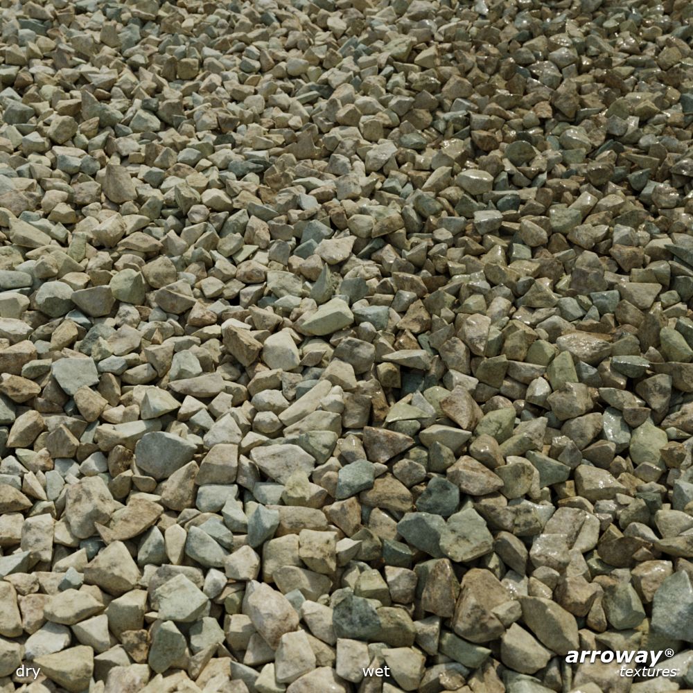 gravel stone 047 - Arroway Textures