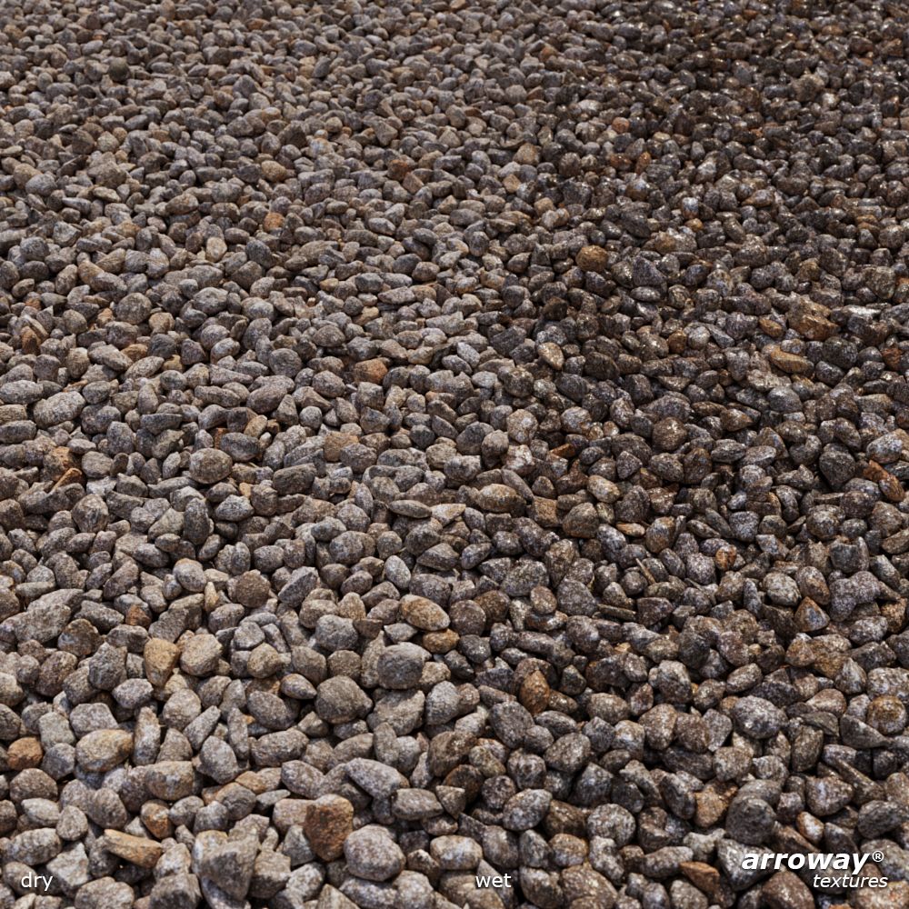 gravel stone 086 - Arroway Textures