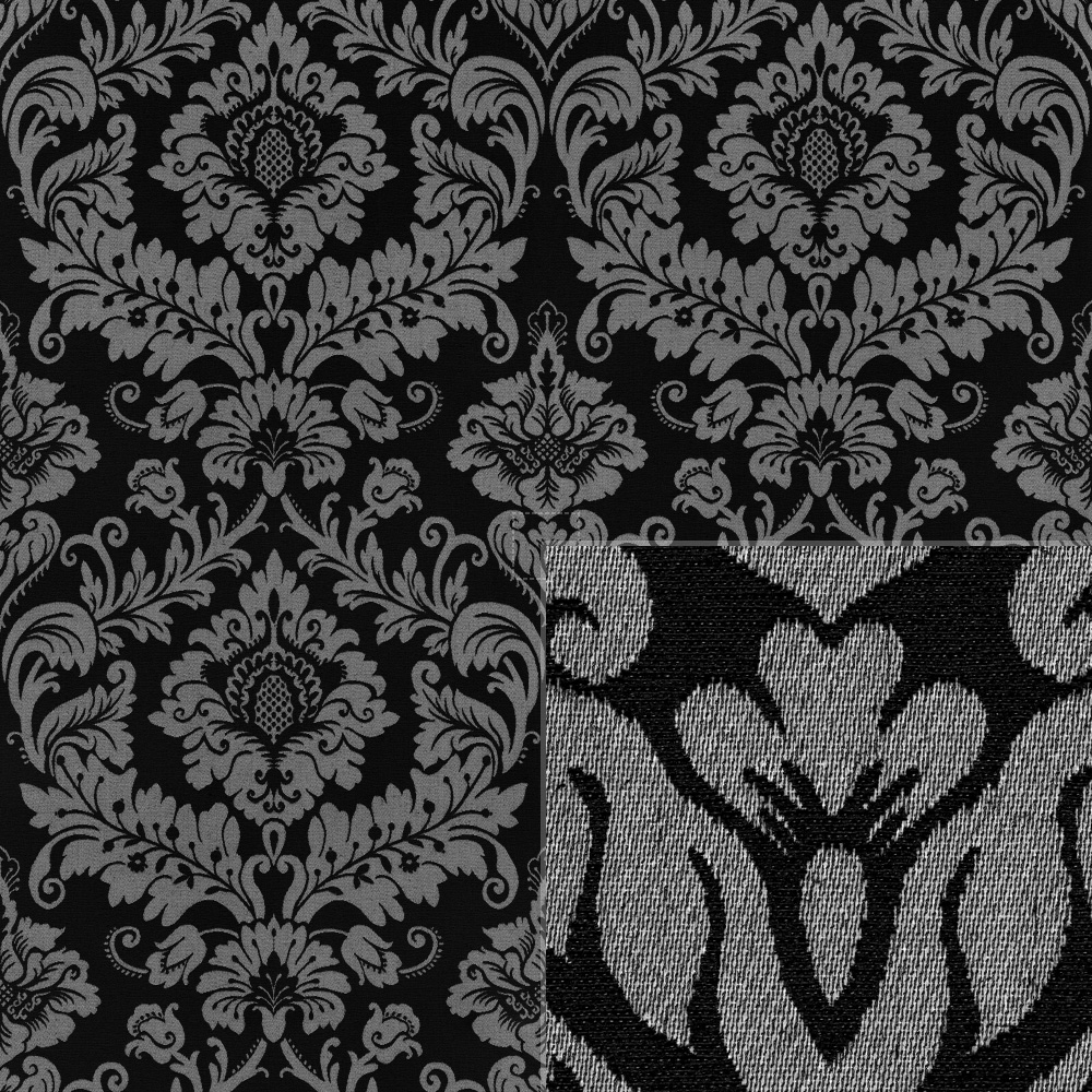 Seamless Damask fabric texture - Arroway Textures